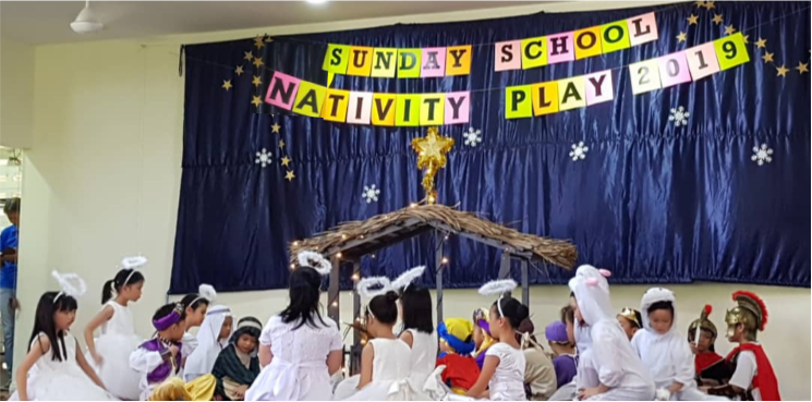 Sunday School’s first Nativity Play – St Simon Catholic Church Likas