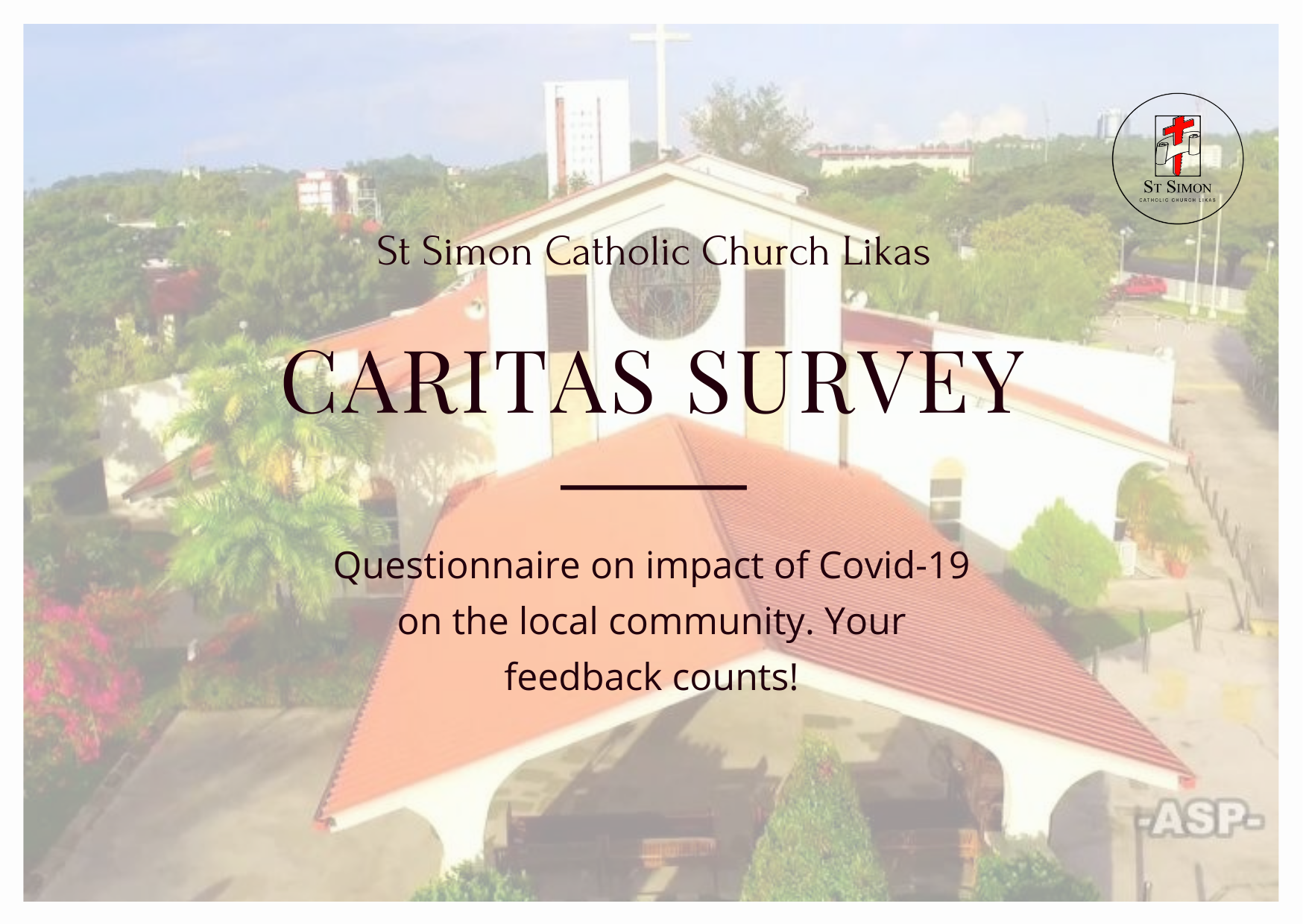 Caritas Survey: Letter from Rector – St Simon Catholic Church Likas